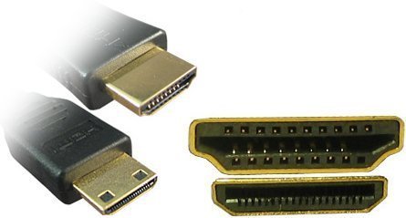 Professional Visual Land Phantom Tablet Mini-HDMI to HDMI cable (15 Feet/4.6 Meters/Type A to C). (Black)
