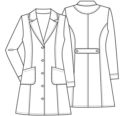 Cherokee Women's Fashion Whites 36 Inch Lab Coat, White, Small