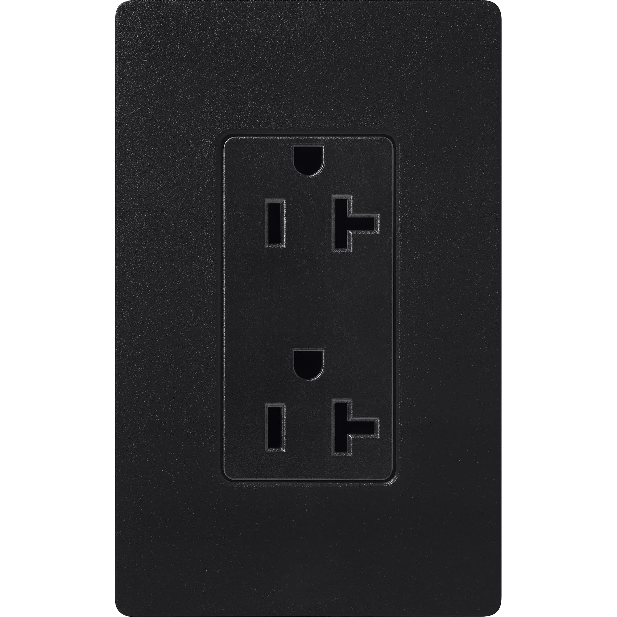 Lutron SCR-20-MN Satin Colors 20-Amp Receptacle, Midnight