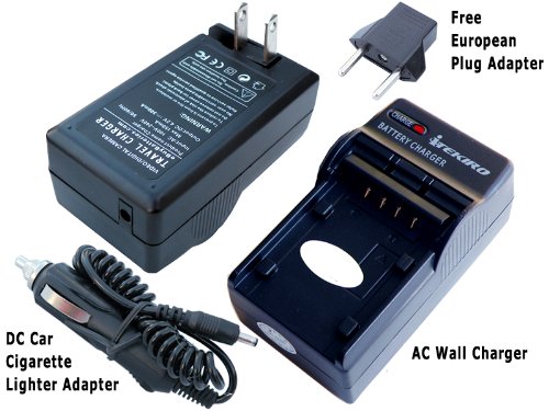 iTEKIRO Replacement Battery Charger Kit for Polaroid t830 t830a Digital Cameras