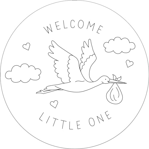 Nursery Embroidery Pattern Transfers (set of 10 hoop designs!)