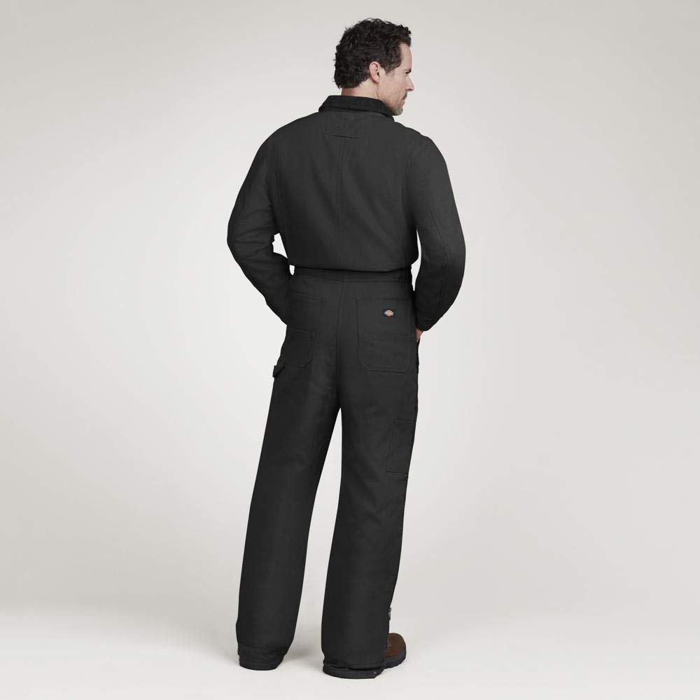 Dickies Men's Premium Insulated Duck Coverall, Black, S - Regular