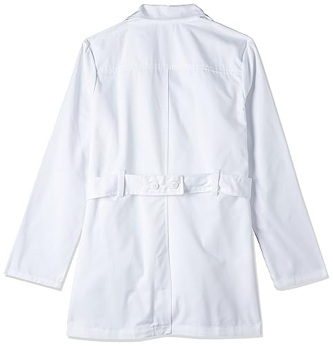 Cherokee Workwear womens Fashion White Lab Coat 30" Lab Coat Medical Scrubs Jacket, White, Small US