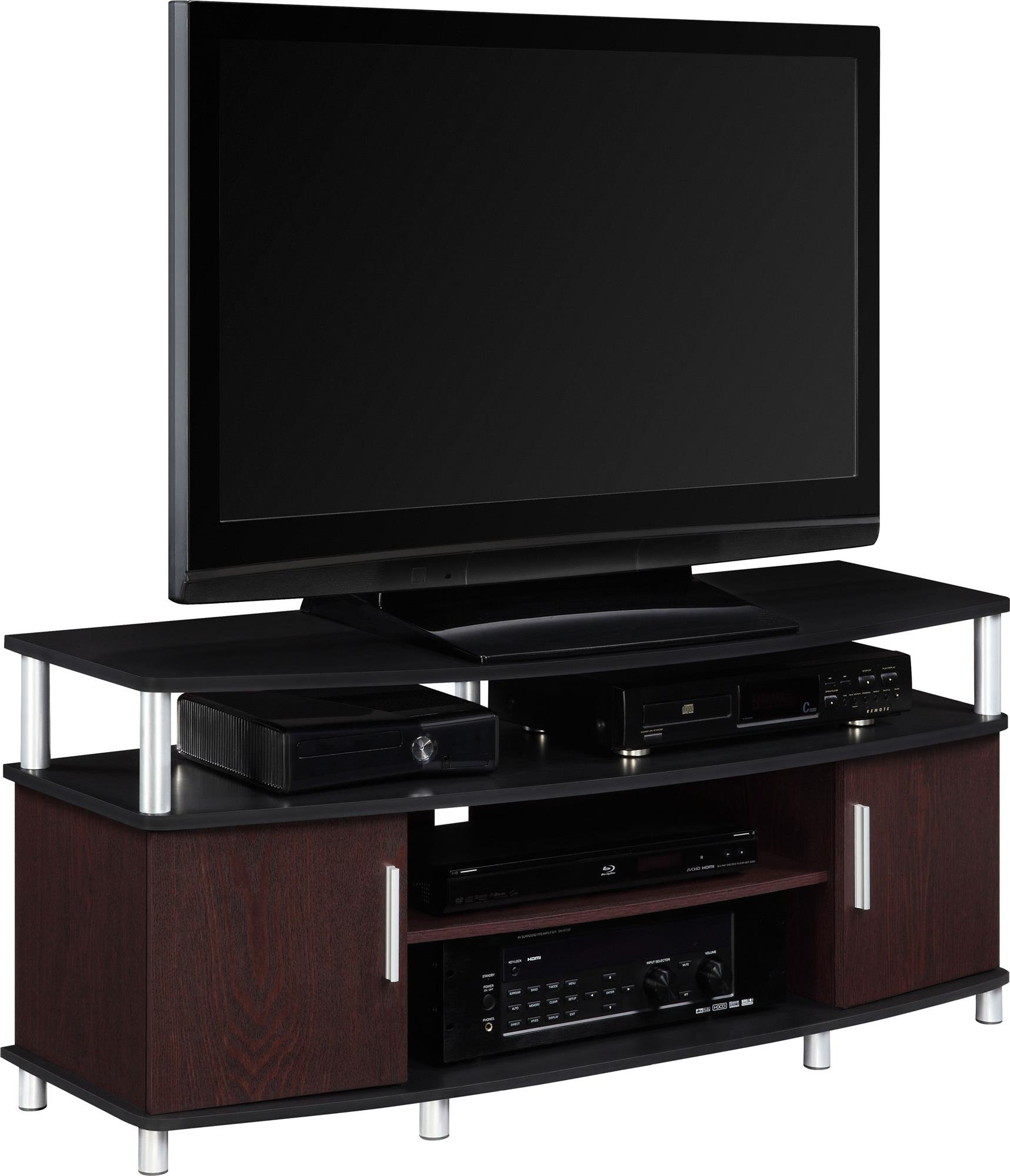 Ameriwood Home Carson TV Stand for TVs up to 50", Cherry