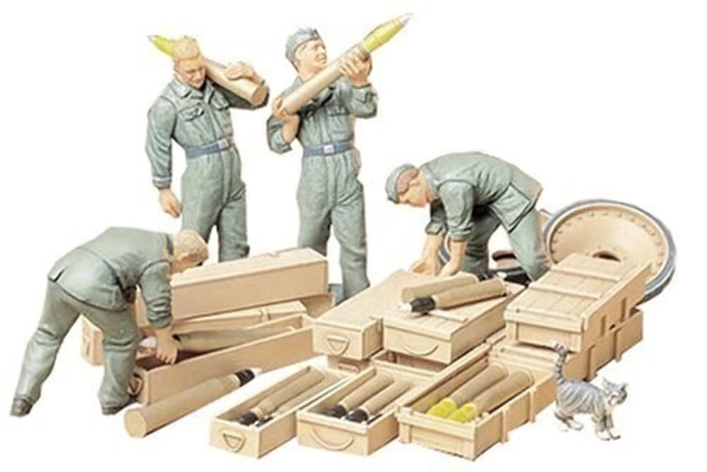 TAMIYA 1/35 German Tank Ammo-Loading Crew TAM35188 Plastic Accys Figure Sets
