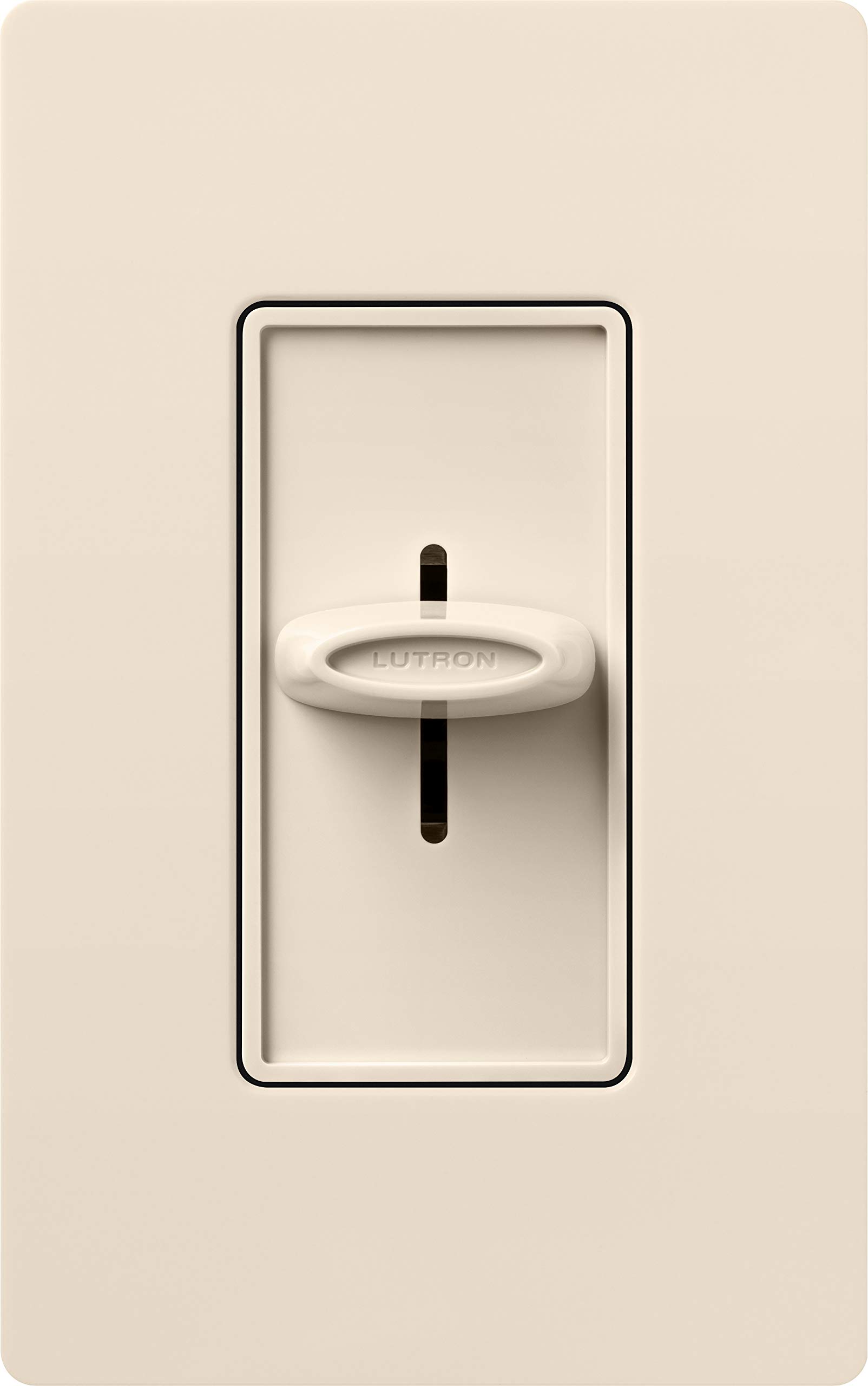 Lutron SFSQ-F-LA Skylark 1.5-Amp Single Pole Slide-To-Off 3-Speed Fan Control, Light Almond