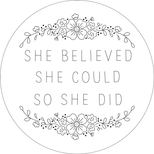 Believe In Yourself Embroidery Pattern Transfers (set of 10 hoop designs!)