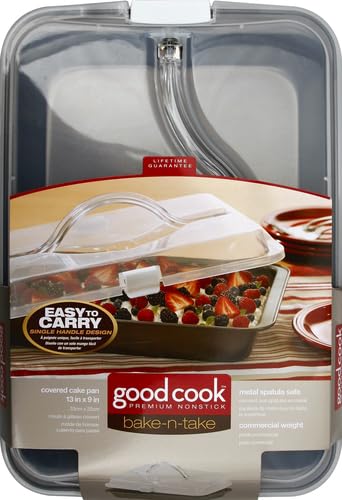 Goodcook N Take Baking Pan, 9"x13", BLACK