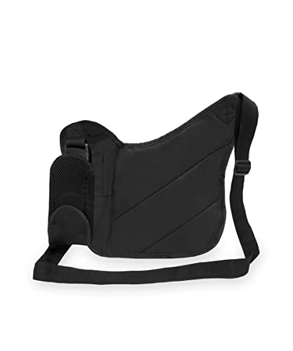 Everest Messenger Bag - Medium, Black, One Size