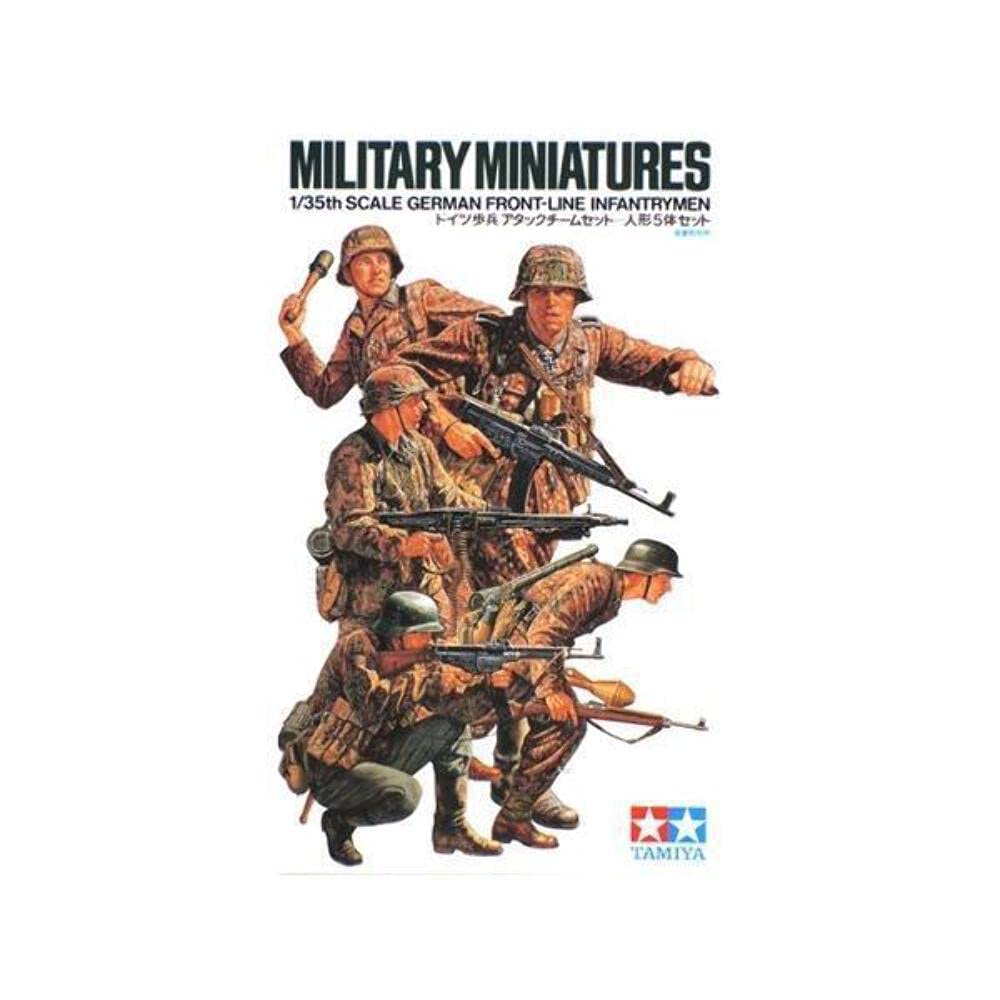 TAMIYA 1/35 German Front Line Infantry TAM35196 Plastic Accys Figure Sets