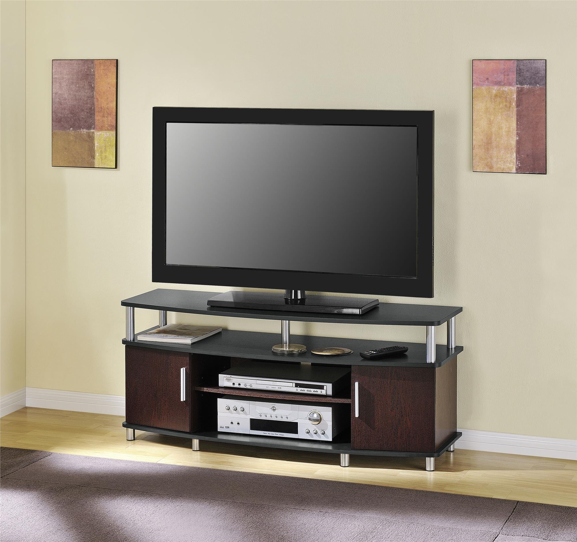 Ameriwood Home Carson TV Stand for TVs up to 50", Cherry