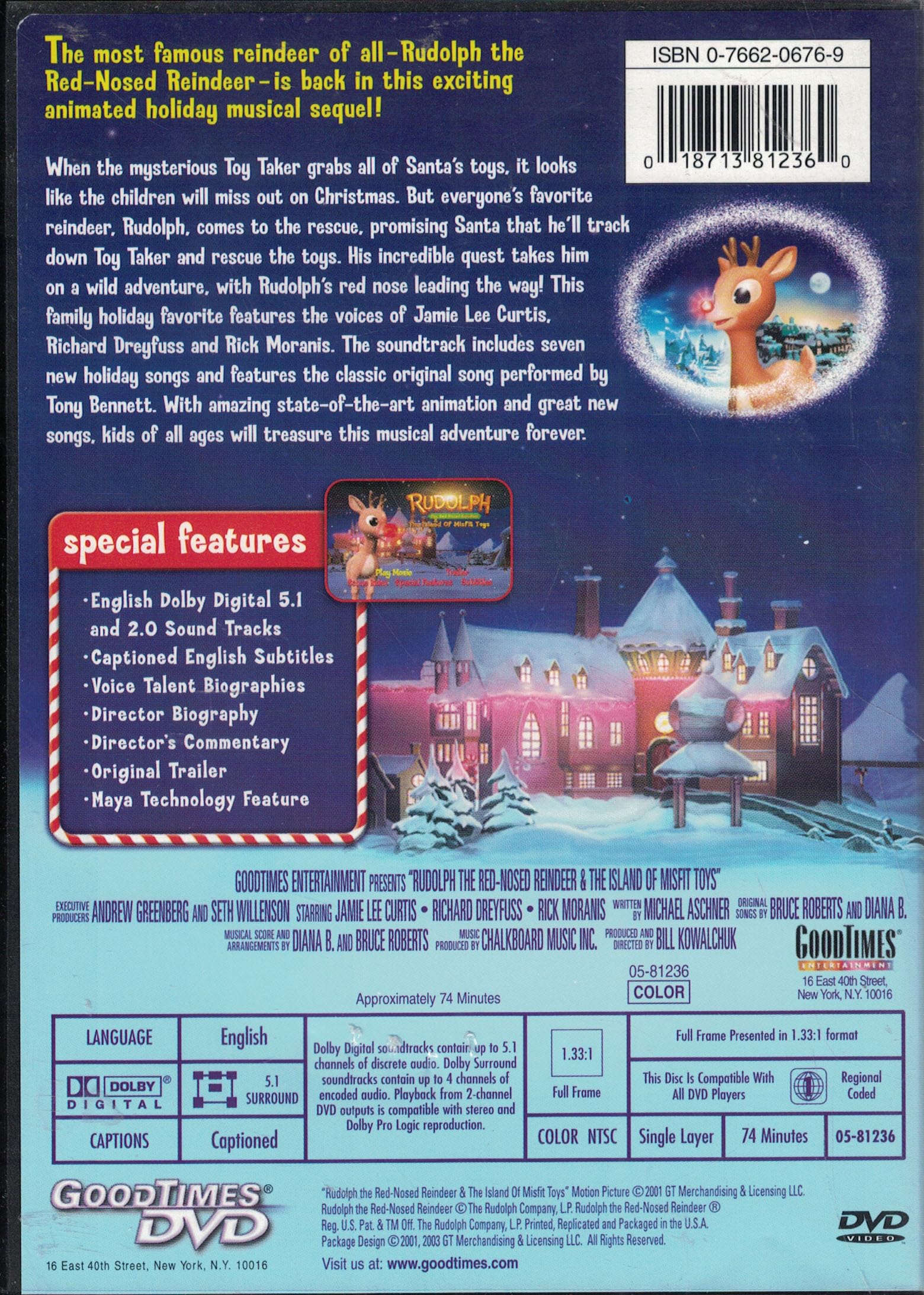 Rudolph the Red-Nosed Reindeer & the Island of Misfit Toys [DVD]