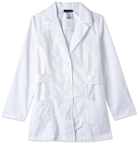 Cherokee Workwear womens Fashion White Lab Coat 30" Lab Coat Medical Scrubs Jacket, White, Small US