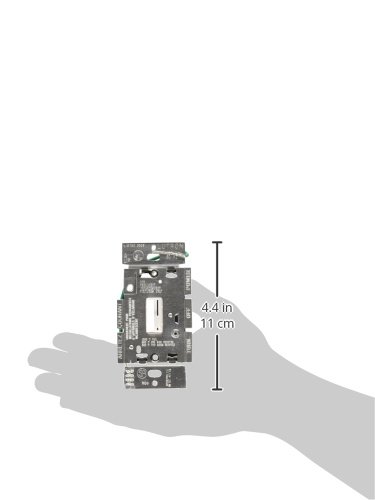 Lutron CN-10P-WH Ceana Single Pole 1000W Preset Dimmer, White