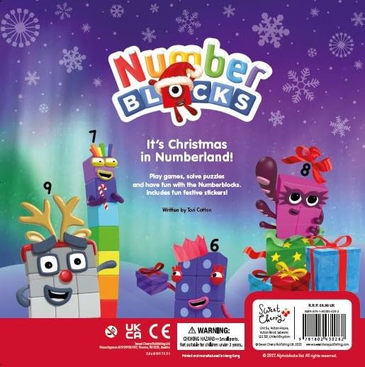Numberblocks Christmas Sticker Fun