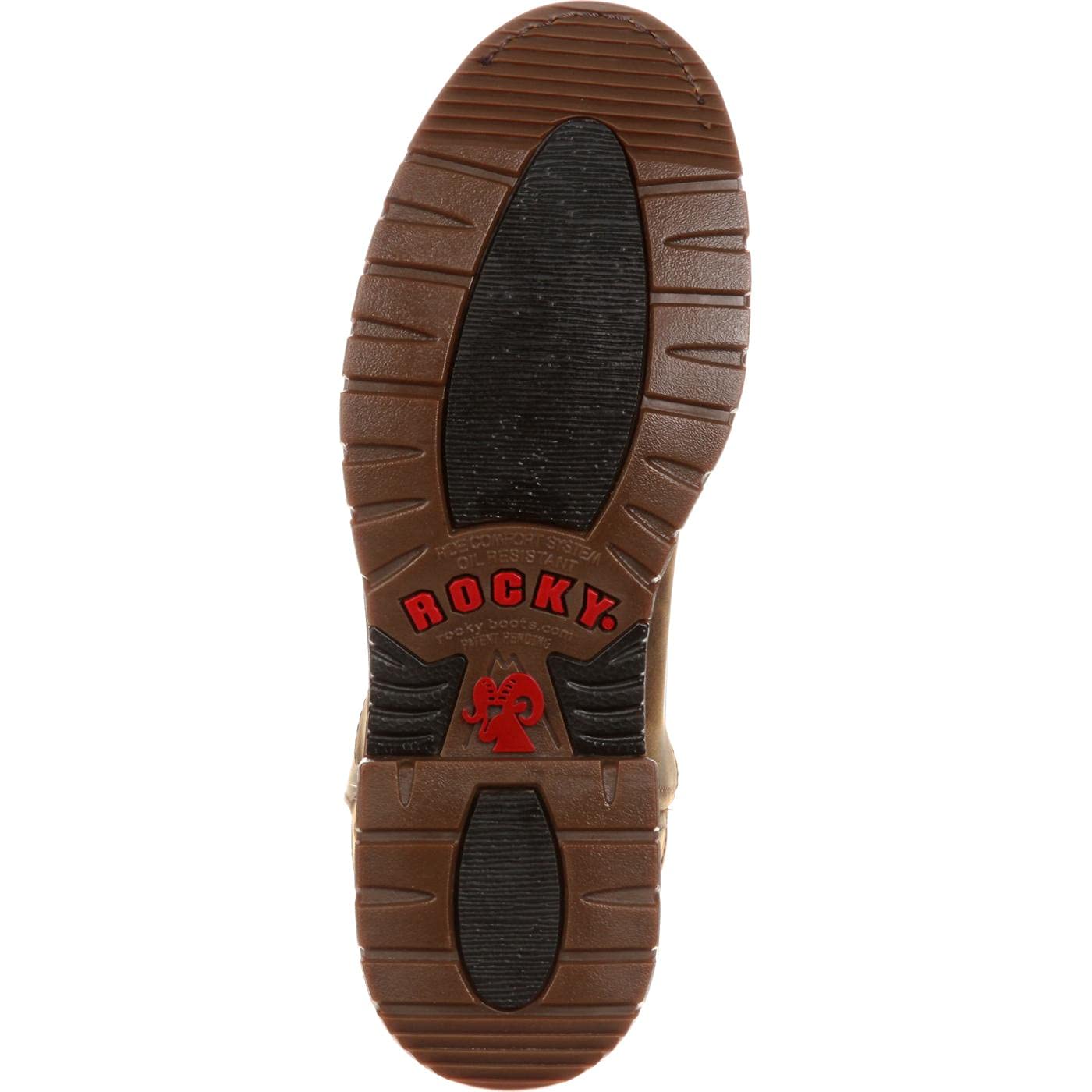 ROCKY Original Ride Roper Western Boot, Trail Brown, Size 10(M)