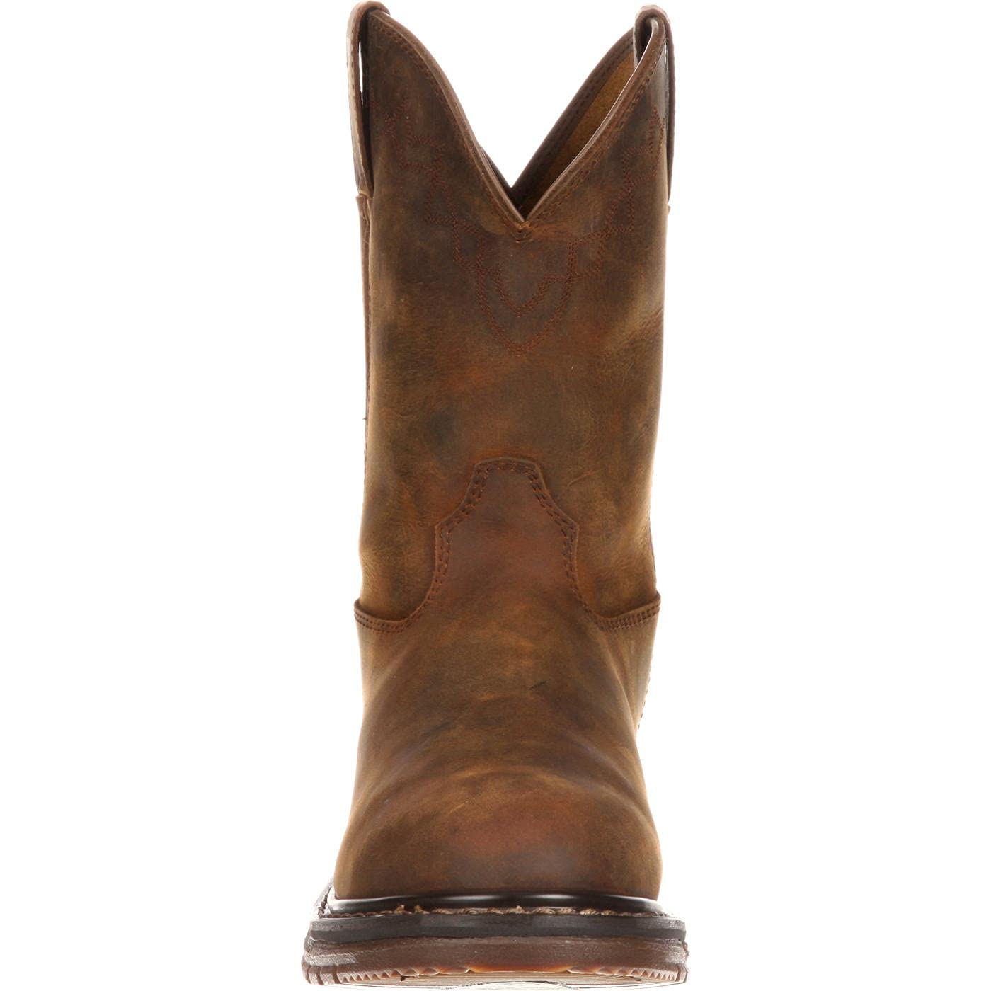 ROCKY Original Ride Roper Western Boot, Trail Brown, Size 10(M)
