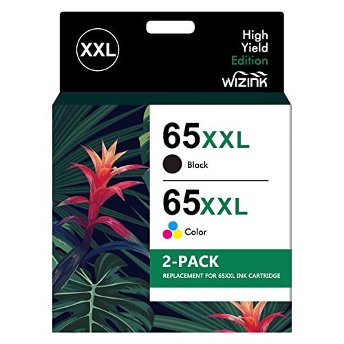 65XL Ink Cartridge Combo Pack Replacement for HP 65XL XL Ink Cartridge Black and Color for DeskJet 3755 3752 3772 3720 Envy 5058 5052 5055 5034 5032 Deskjet 2652 2624 2655 2680 AMP 100 105 120