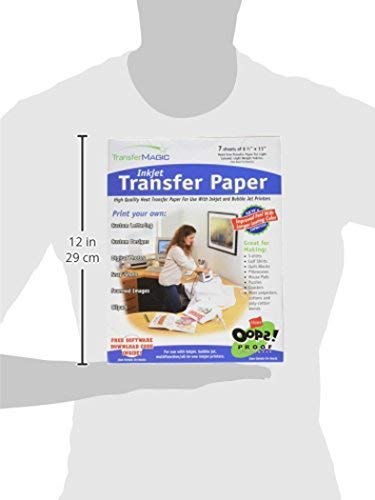 Transfer Magic Ink Jet Transfer Paper 8.5"X11" 7/Pkg