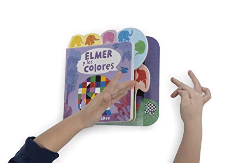 Elmer y los colores / Elmer's Colours: Tabbed Board Book (ELMER. PEQUEÑAS MANITAS) (Spanish Edition)