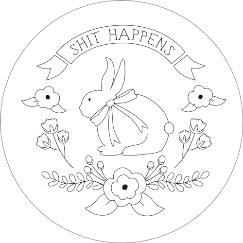 Snarky Embroidery Pattern Transfers (set of 10 hoop designs!)