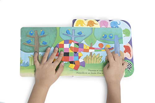 Elmer y los colores / Elmer's Colours: Tabbed Board Book (ELMER. PEQUEÑAS MANITAS) (Spanish Edition)