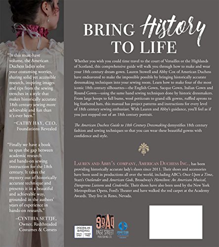 The American Duchess Guide to 18th Century Dressmaking: How to Hand Sew Georgian Gowns and Wear Them With Style
