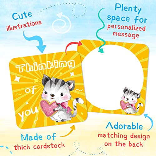 60 Lunch Box Notes for Kids Cute Motivational and Inspirational Thinking of You Cards for Boy’s and Girl’s Lunchbox