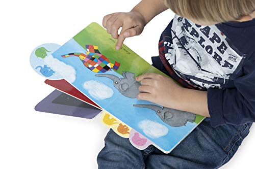 Elmer y los colores / Elmer's Colours: Tabbed Board Book (ELMER. PEQUEÑAS MANITAS) (Spanish Edition)