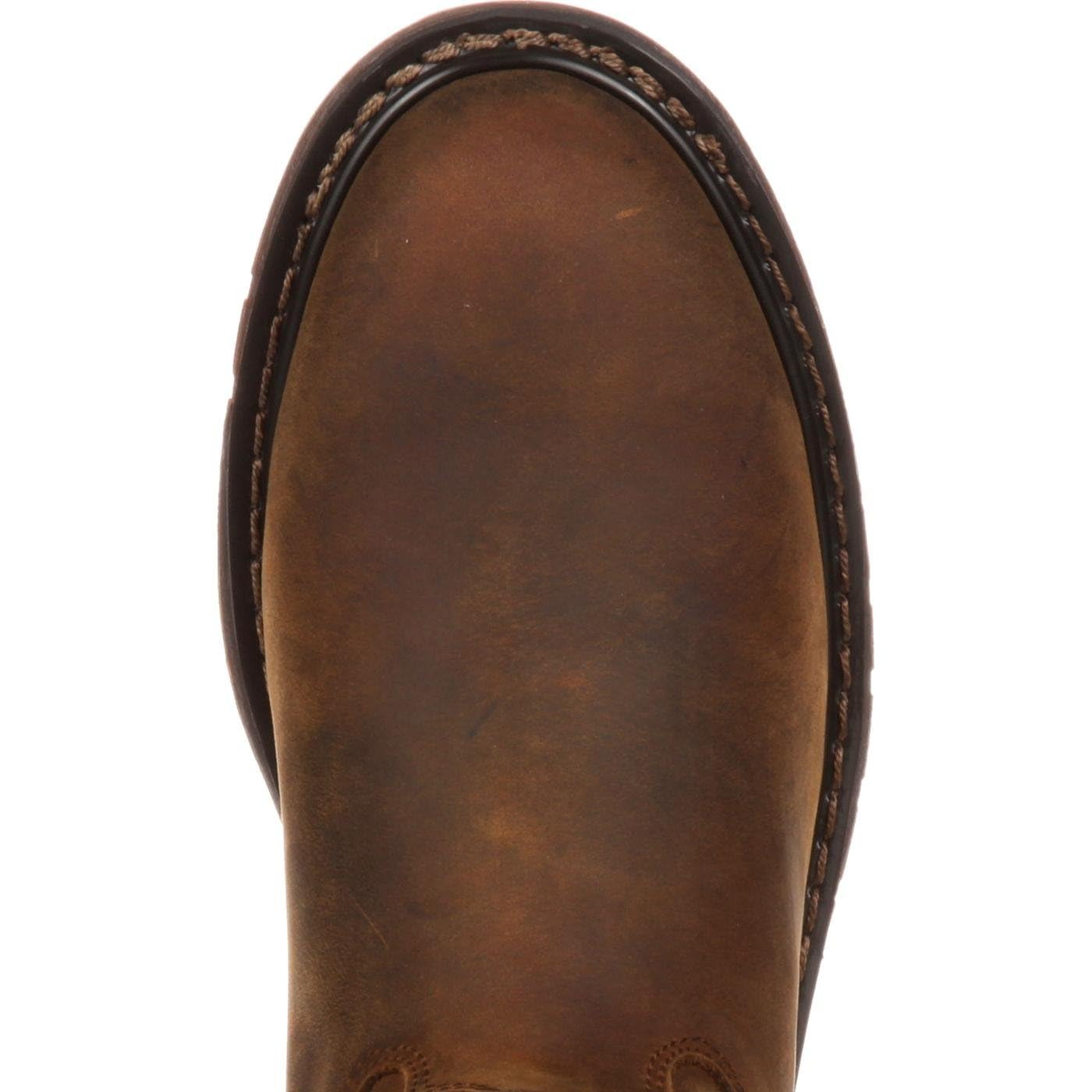 ROCKY Original Ride Roper Western Boot, Trail Brown, Size 10(M)