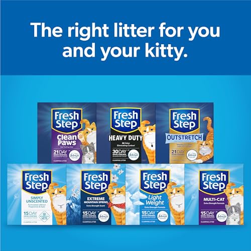 Fresh Step Odor Shield Clumping Litter With Febreze Freshness, 14 lb. Box