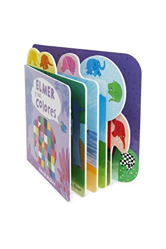 Elmer y los colores / Elmer's Colours: Tabbed Board Book (ELMER. PEQUEÑAS MANITAS) (Spanish Edition)