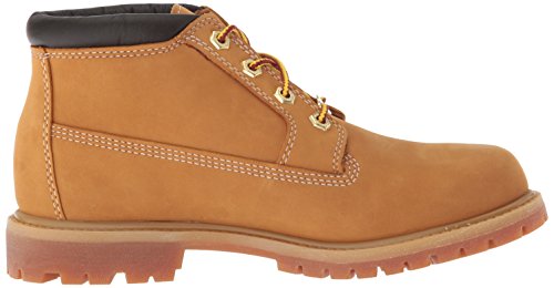 Timberland Women's Nellie Double Waterproof Ankle Boot,Wheat Yellow,7 W US