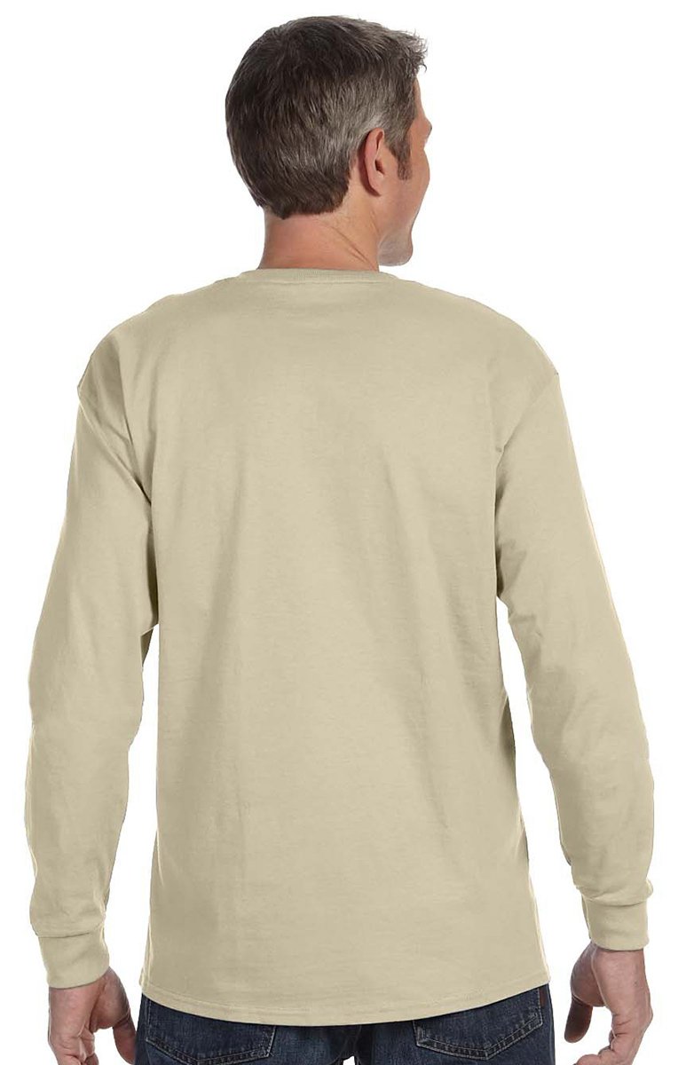 Hanes TAGLESS 6.1 Long Sleeve T-Shirt