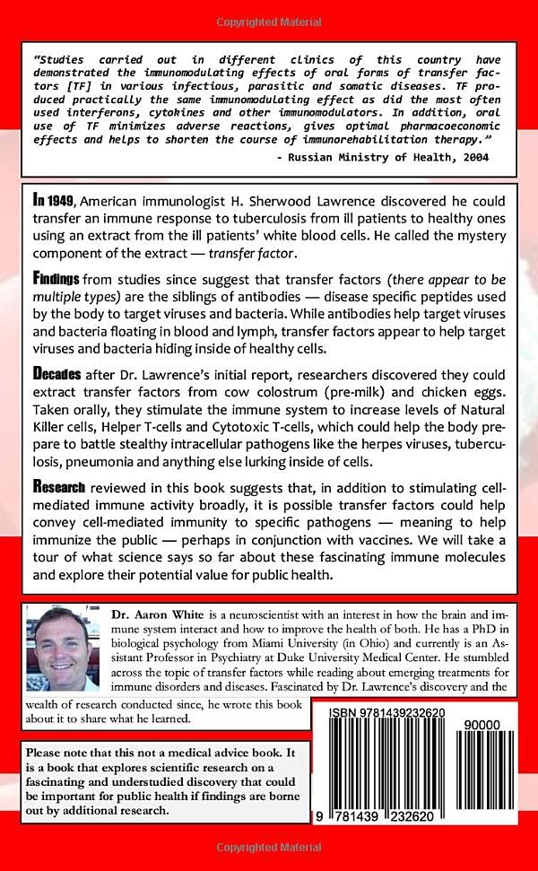 A Guide to Transfer Factors and Immune System Health: 2nd edition, Helping the body heal itself by strengthening cell-mediated immunity