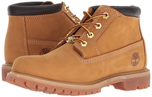 Timberland Women's Nellie Double Waterproof Ankle Boot,Wheat Yellow,7 W US