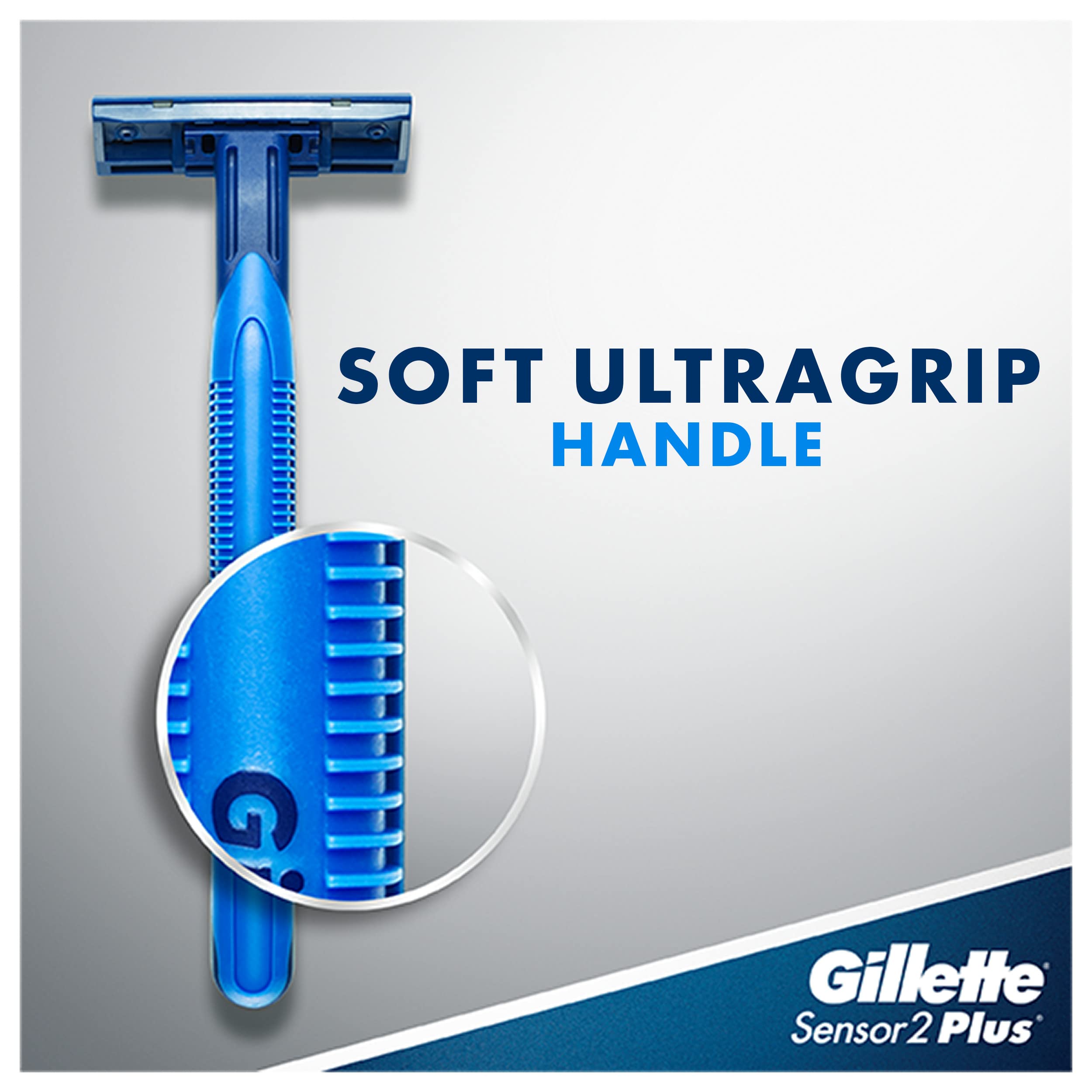 Gillette Sensor2 Plus Pivoting Head Men’s Disposable Razors, 10 Count (Pack of 3)
