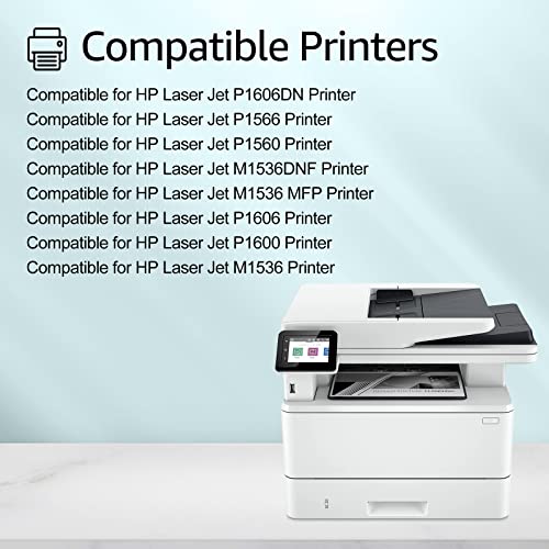 greencycle 4 PK Compatible Black Laser Toner Cartridges CE278A 78A Compatible for HP Laserjet P1606dn P1566