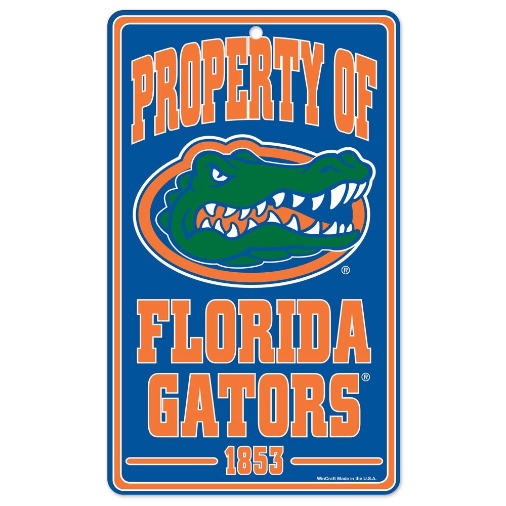 NCAA University of Florida 86880012 Champ/Property of Sign, 7.25" x 12"