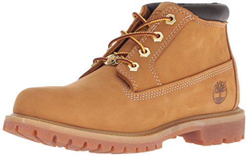 Timberland Women's Nellie Double Waterproof Ankle Boot,Wheat Yellow,7 W US