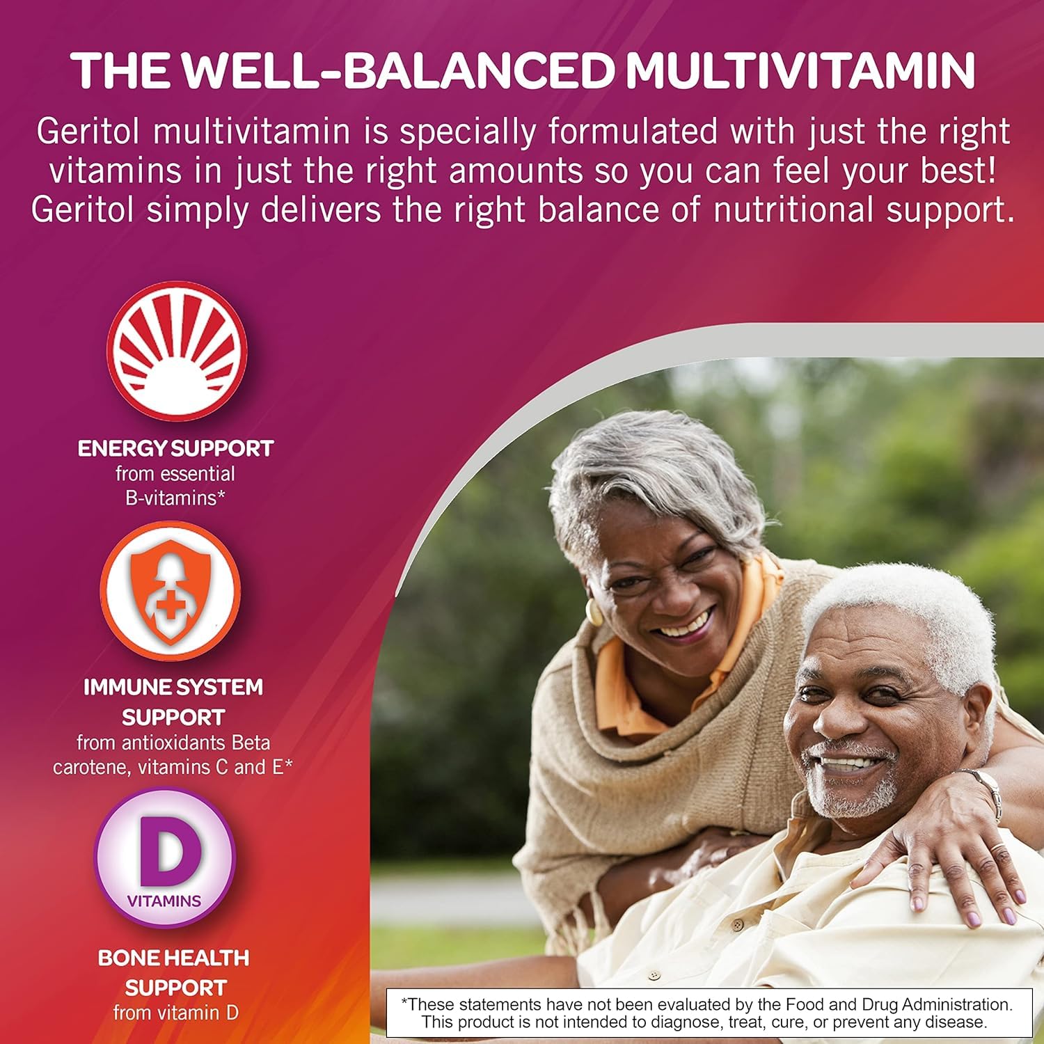 Geritol Liquid Energy Support, High Potency B-Vitamin & Iron Liquid Supplement, 12 Fl Oz (Pack of 3)