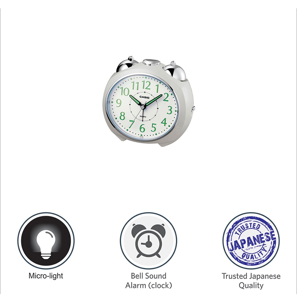 Casio Analog Bell Alarm Clock tq-369-7d