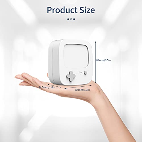 BISOFICE Mini Pocket Photo Printer Portable Thermal Printing Machine 203DPI Wireless BT Connection for Picture Lable DIY Handcraft Instant Printer Sticker Study Work Office Compatible with Android iOS