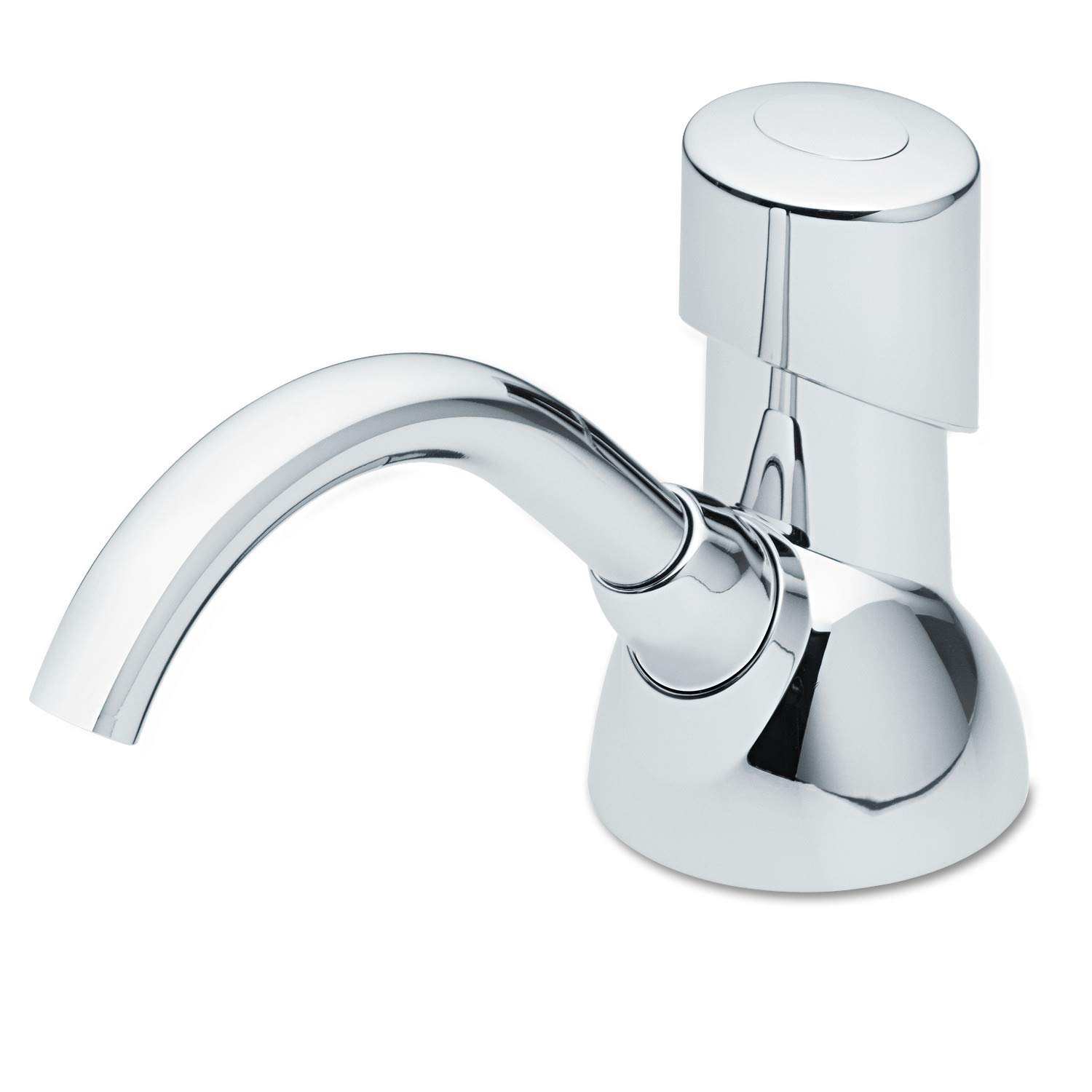 GOJO CX Counter-Mount Push-Style Soap Dispenser, Chrome, for GOJO Foam Hand Soap Refills (Pack of 1) - 8500-01
