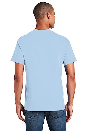 Gildan 5.4 oz Cotton T-Shirt (5000) Tee X-Large Light Blue