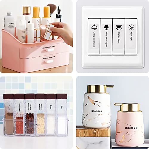 Marklife P11 Label Maker Machine with 4 Rolls Tape,Mini Thermal Wireless Inkless Sticker Printer Machine for Home Kitchen Office Organization