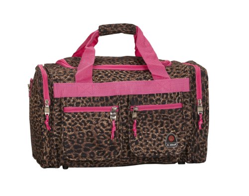 Rockland Bag, Pink Leopard, 19" Duffel
