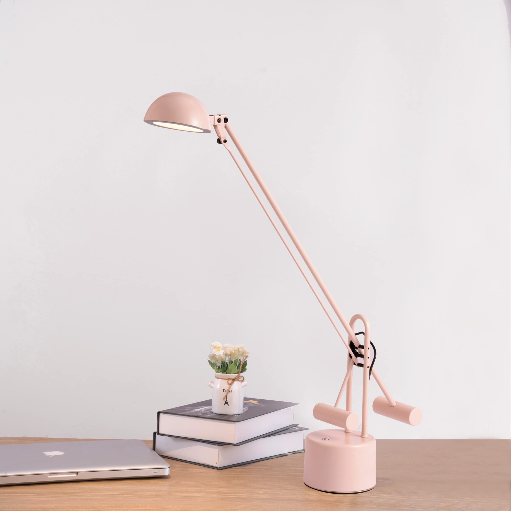 Lite Source LS-306PS Halotech 29-Inch 8W LED Desk Lamp, Polished Steel , Silver, 25x28x4.5