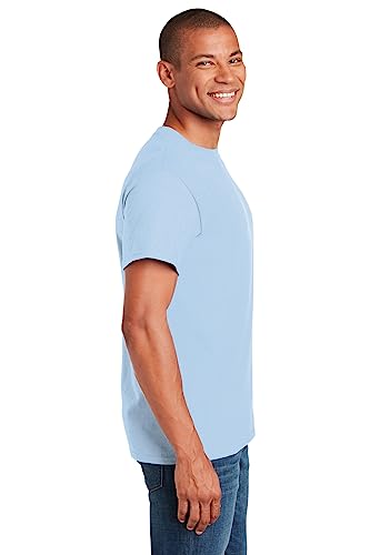 Gildan 5.4 oz Cotton T-Shirt (5000) Tee X-Large Light Blue
