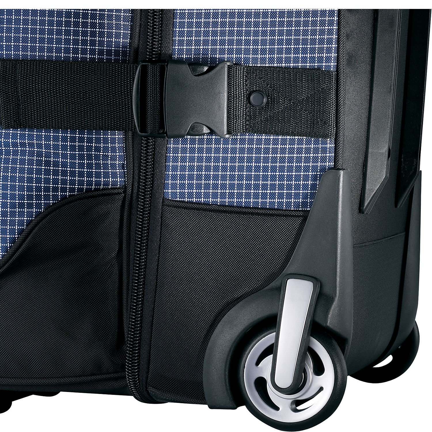 Samsonite Ripstop Wheeled Rolling Duffel Bag, Blue, 26-Inch